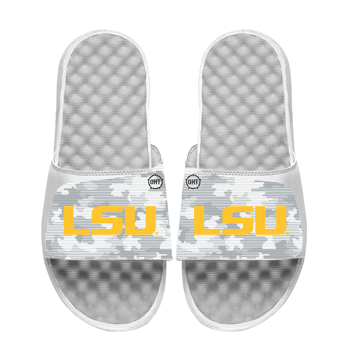 LSU OHT White Camo – Gameday Stripes